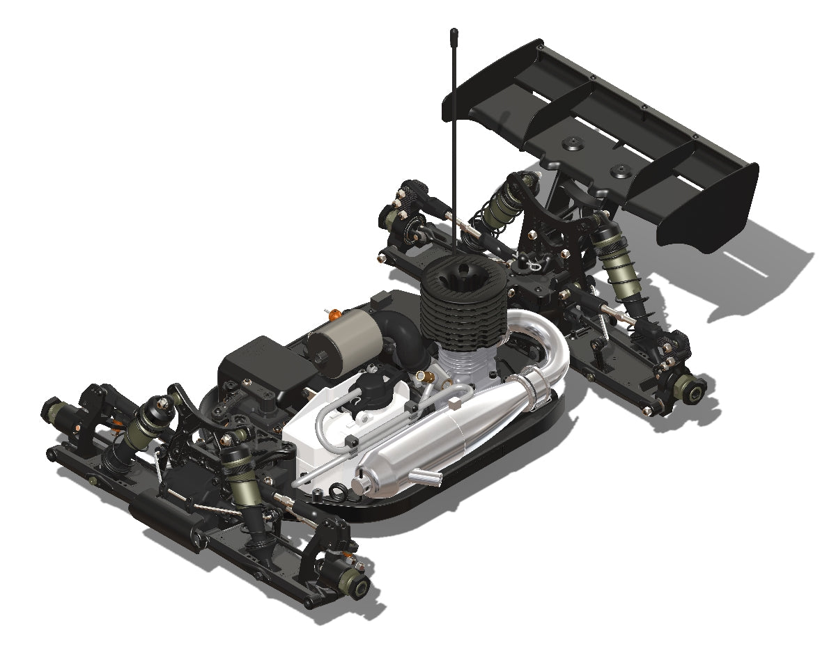 HB Racing D8 RS 2025 Spec 1/8 Competition Nitro Buggy – outlawrc